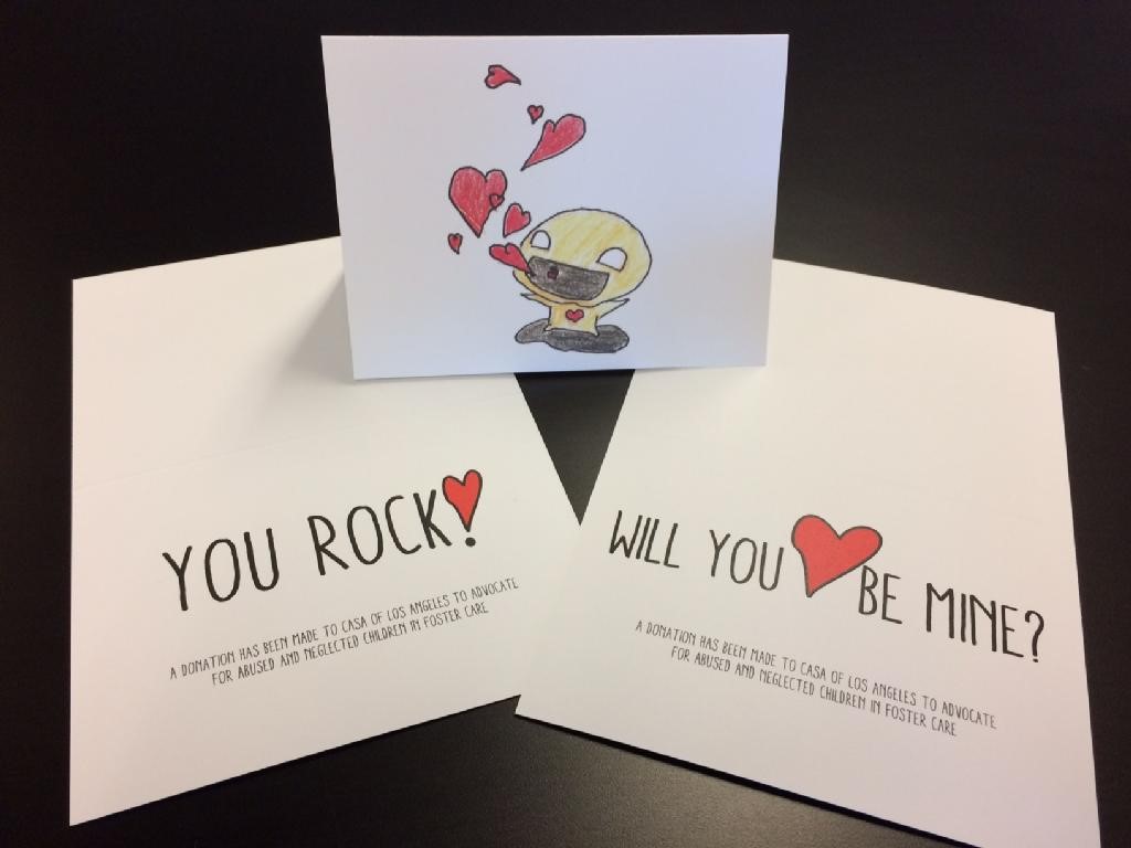 v day cards - The Three Tomatoes