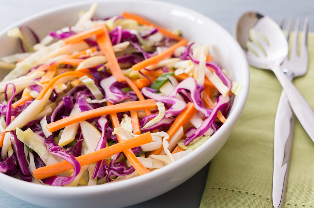 Southwest Style Coleslaw with Superpowers - The Three Tomatoes