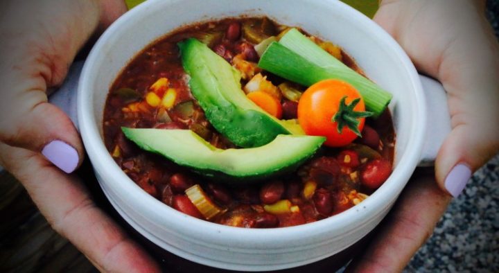 Summer Vegetable Chili - The Three Tomatoes
