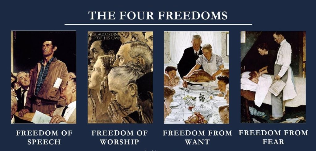 Rockwell, Roosevelt, and the Four Freedoms - The Three Tomatoes