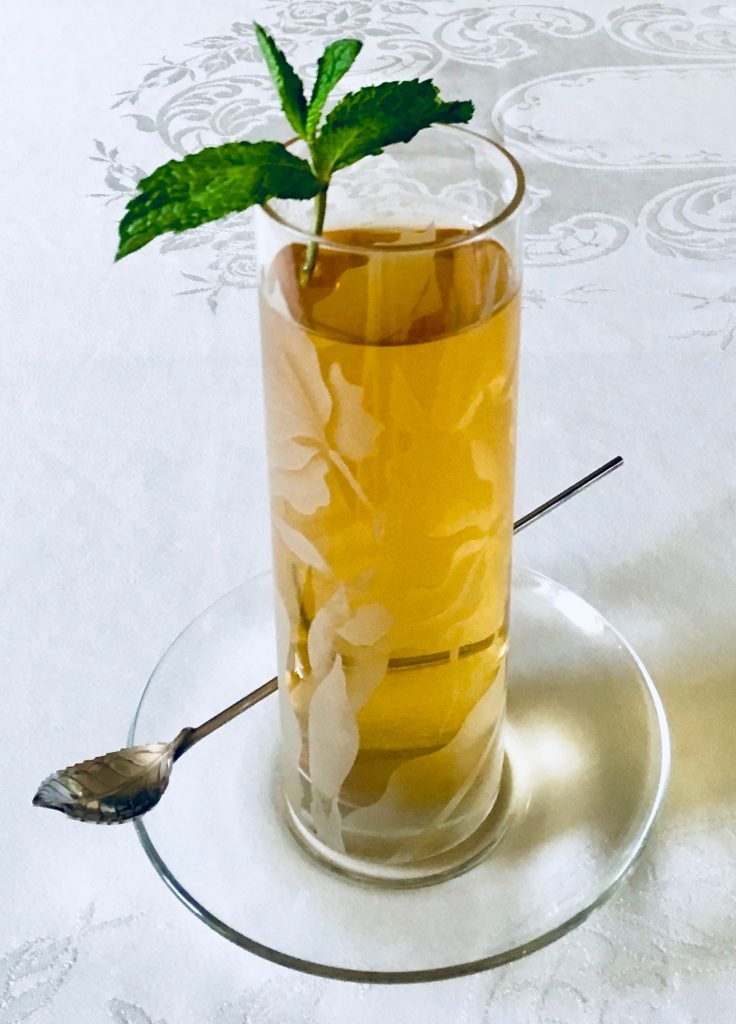 Ginger Mint and Honey Lavender Iced Teas - The Three Tomatoes