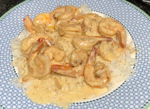 Garlic Shrimp with Rice - The Three Tomatoes