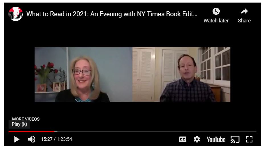 What to Read in 2021: An Evening with New York Times Book Editor, Bill ...