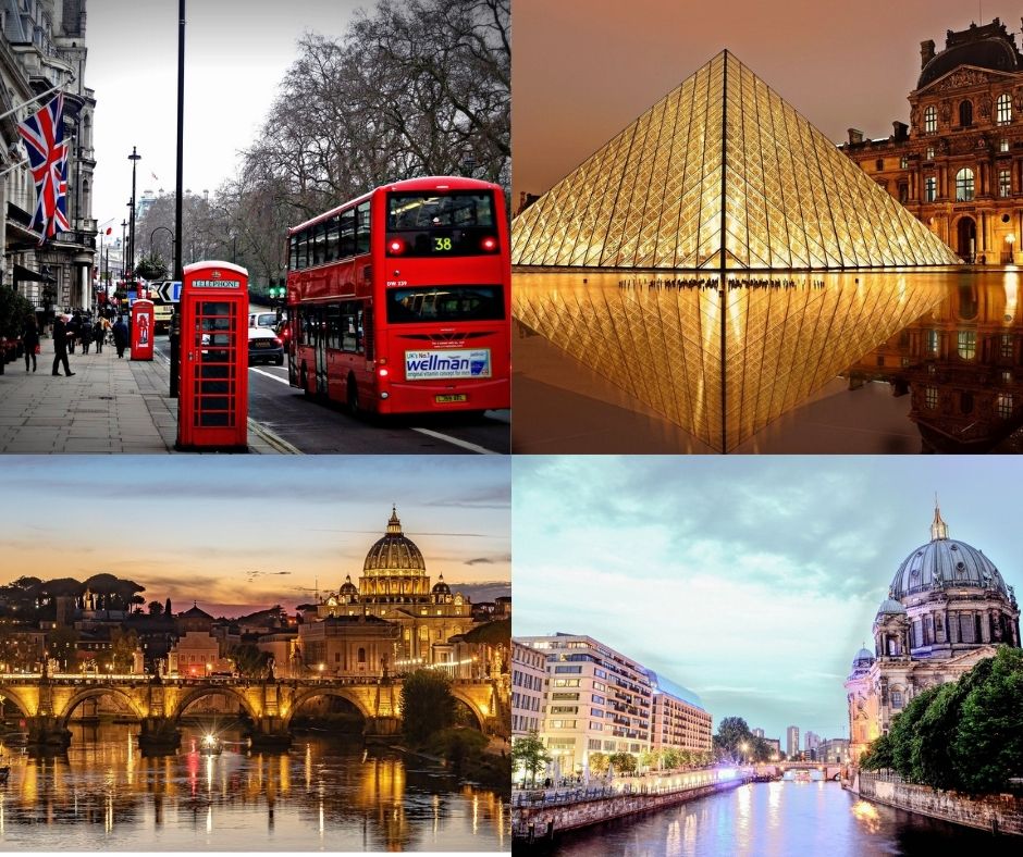 London, Paris, Berlin and Rome: What to see, what to buy and what to ...
