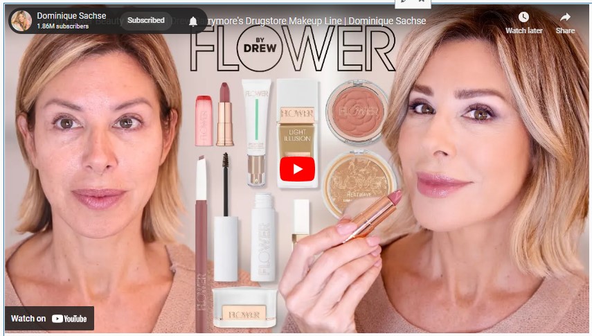 Drew Barrymore's New Makeup Line - The Three Tomatoes The Three Tomatoes