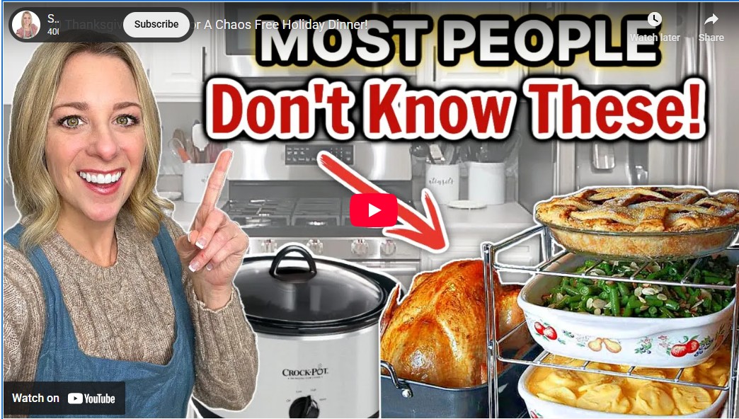 20 Thanksgiving Hacks for A Chaos-Free Holiday Dinner! - The Three Tomatoes